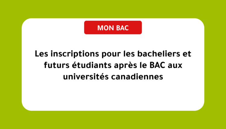 ABAC inscription - Mon Bac