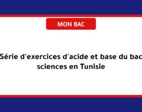 Série d'exercices de Spectre atomique du bac sciences en Tunisie